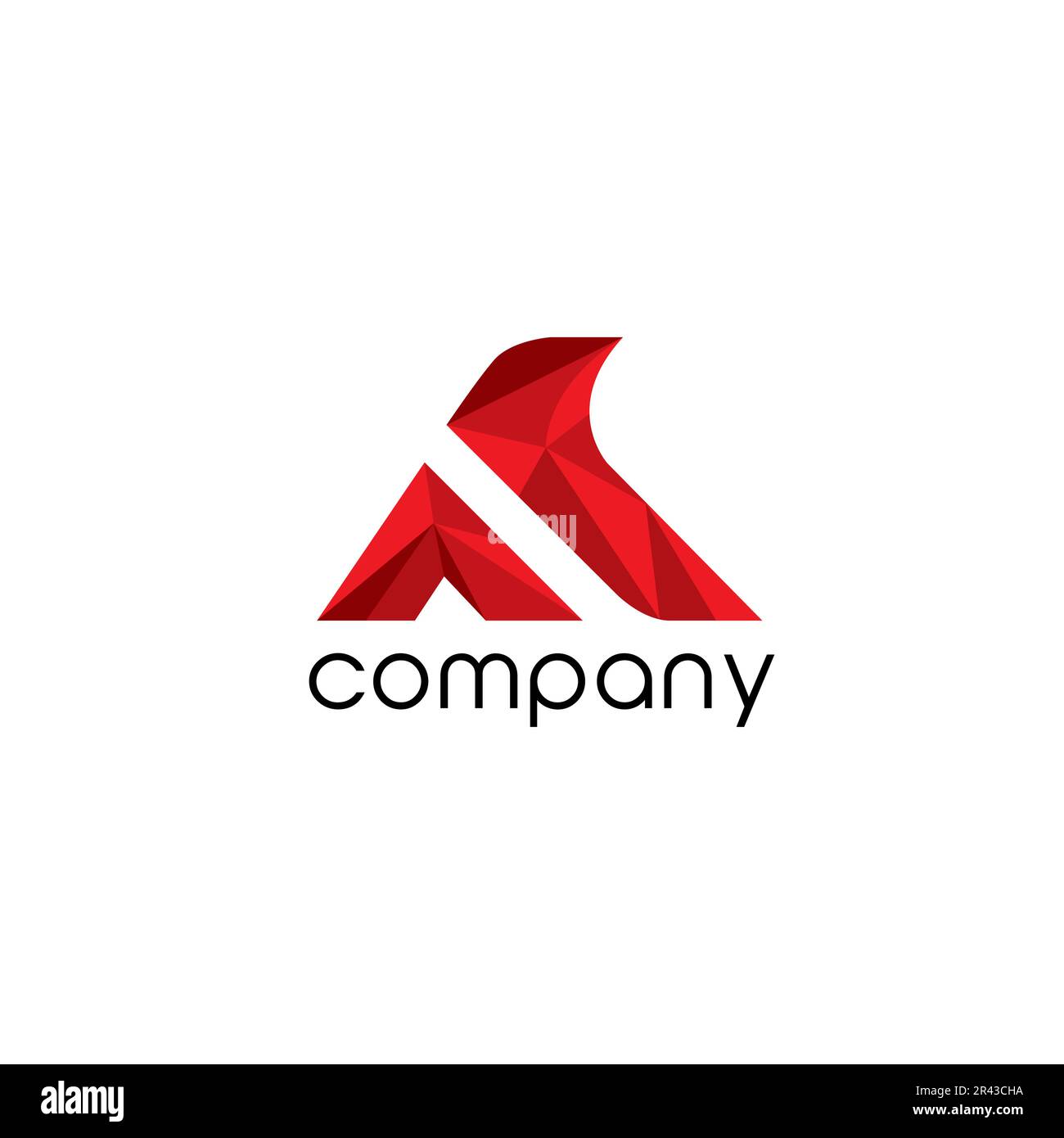 Letter A logo Abstract. Letter A Initial Design Stock Vector Image ...