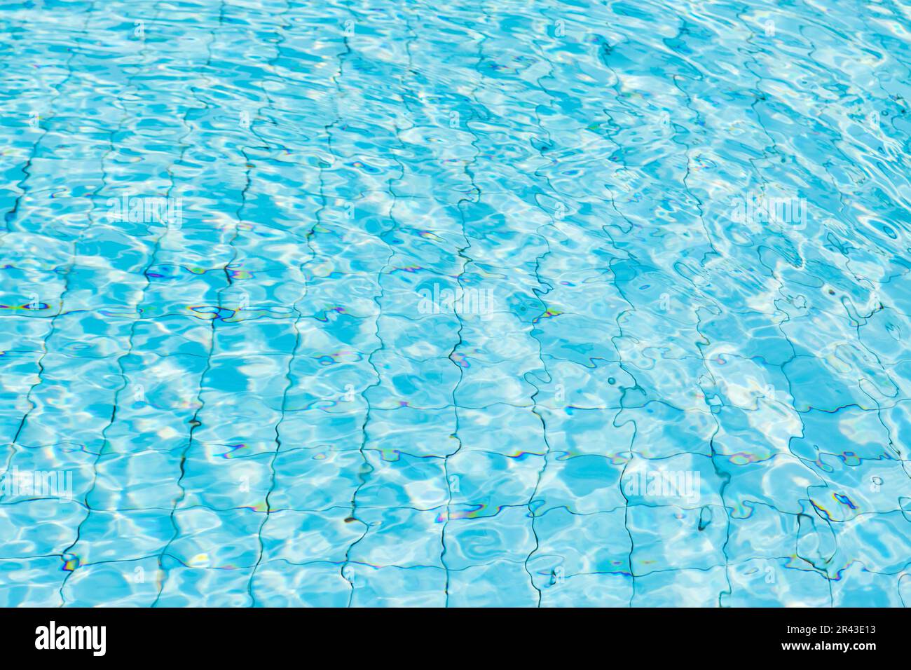 Water surface in blue swimming pool background Stock Photo - Alamy