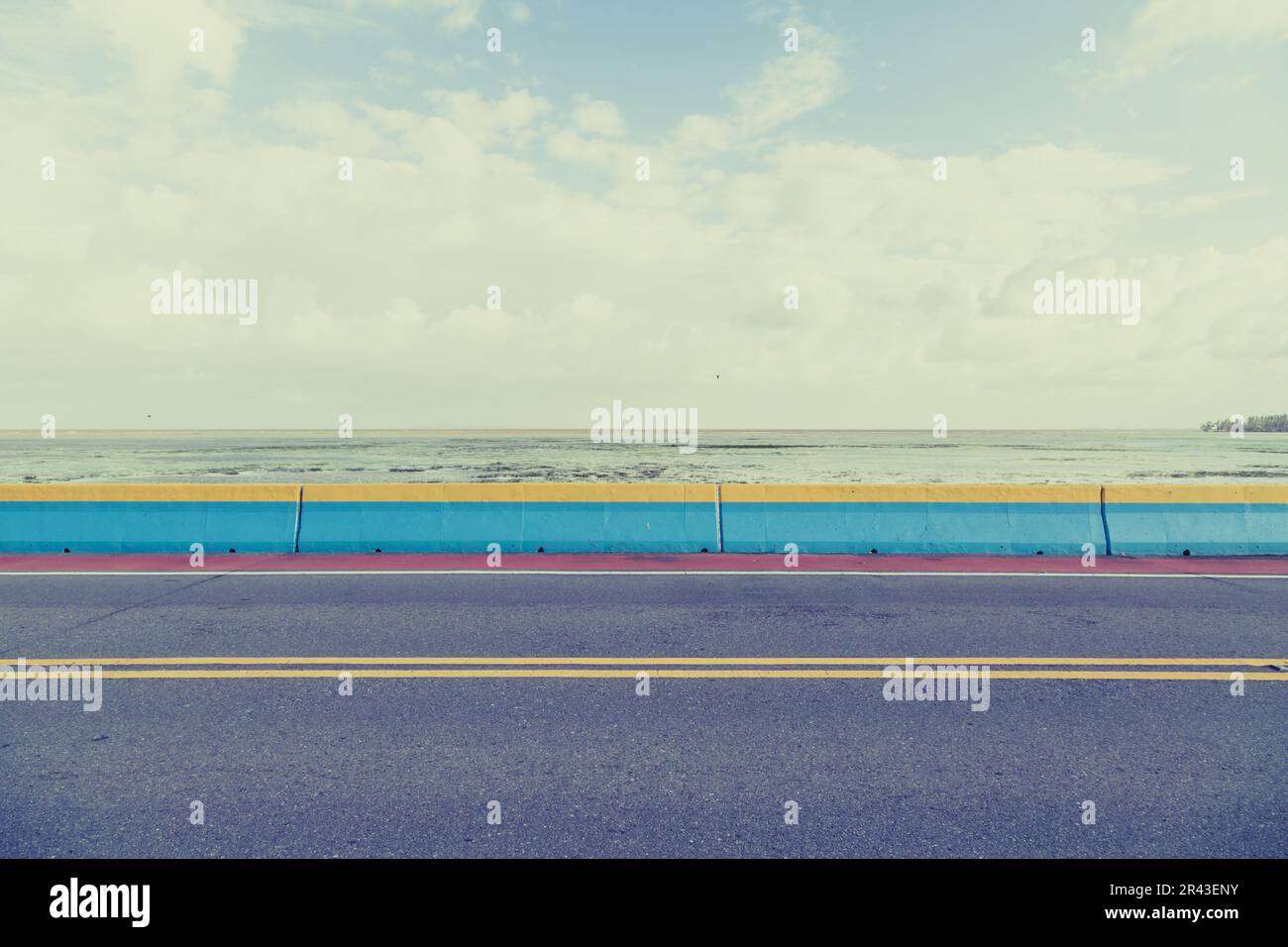 Street lane with blue sky and cloud background Stock Photo - Alamy