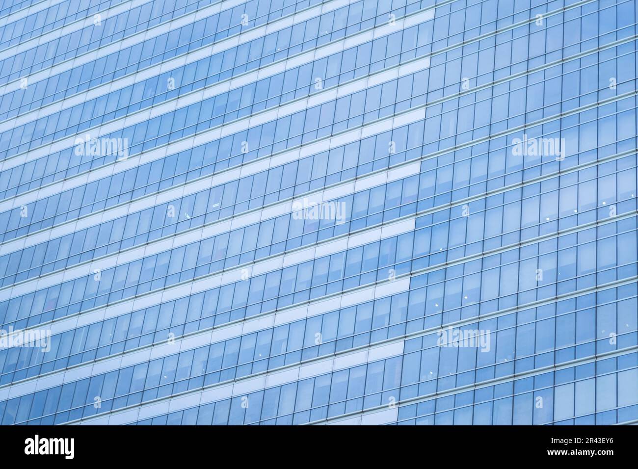 Blue glass windows of modern office building for save energy Stock ...