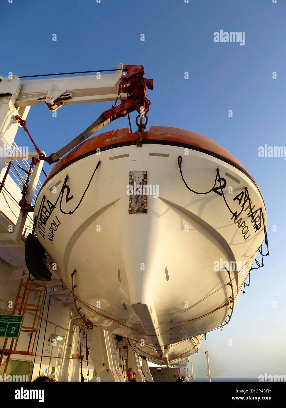 Ferry lifeboat hi-res stock photography and images - Alamy