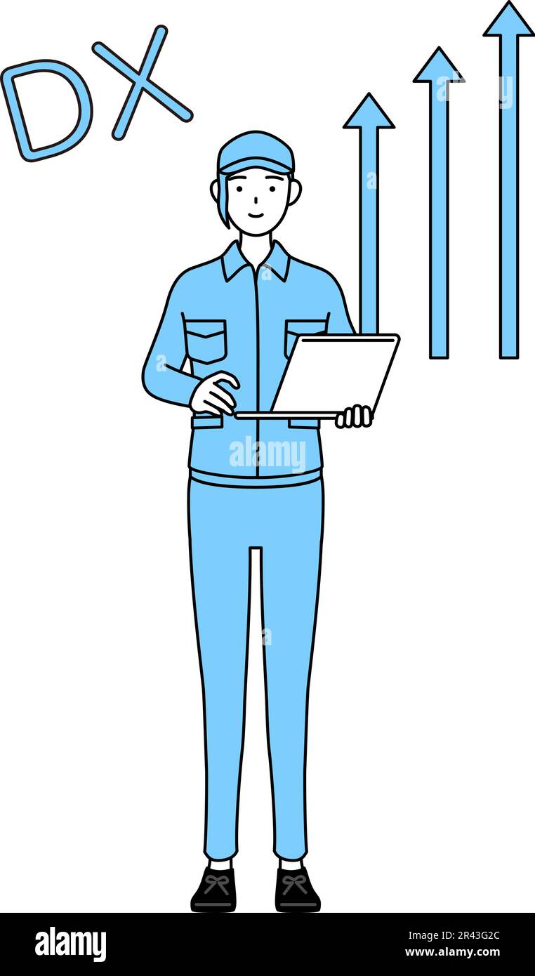 Image of DX, Woman in hat and work clothes who has successfully ...