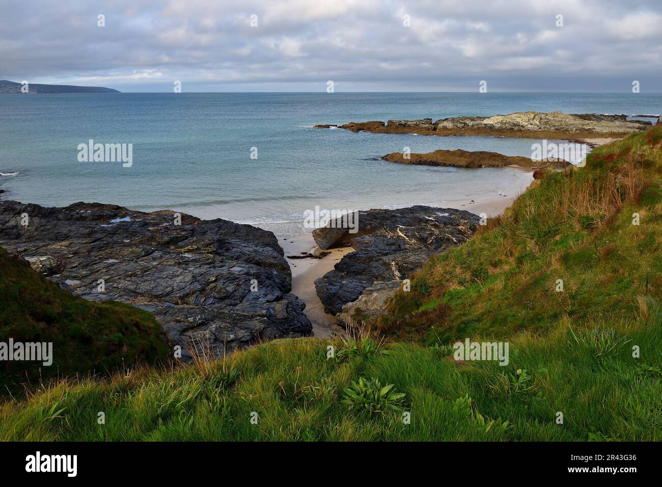 Godrevy Point in Cornwall Stock Photo - Alamy