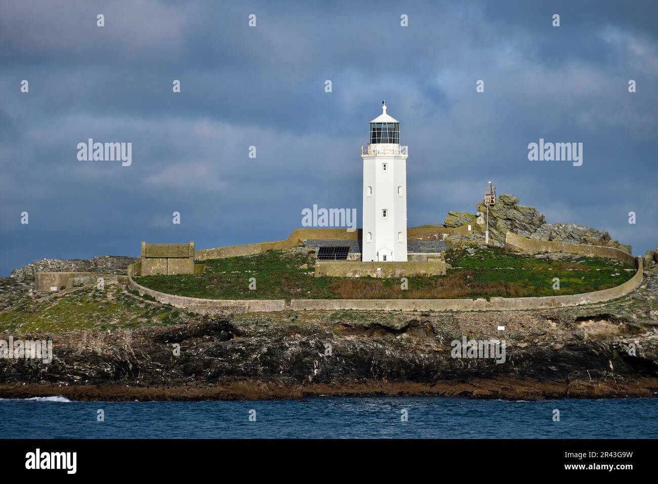 Godrevy Point in Cornwall Stock Photo - Alamy