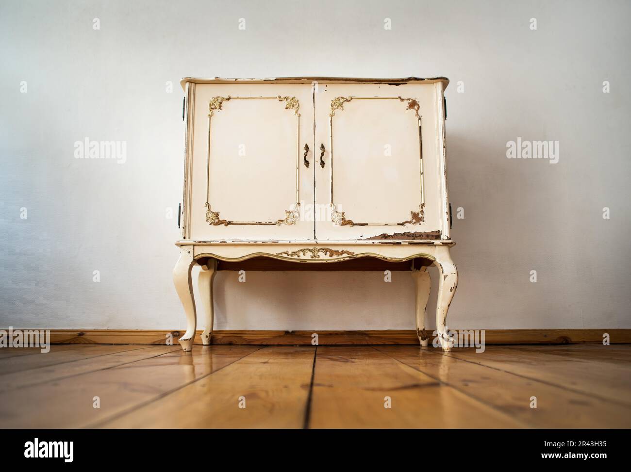 high resolution rendering of a vintage commode Stock Photo - Alamy