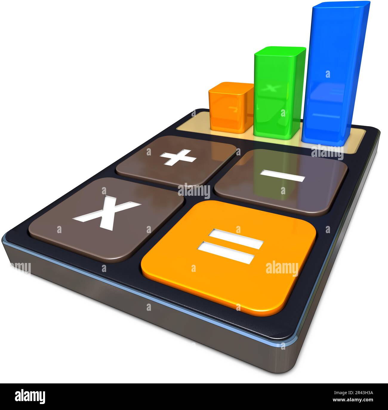 high resolution 3D rendering of a statistic concept Stock Photo - Alamy