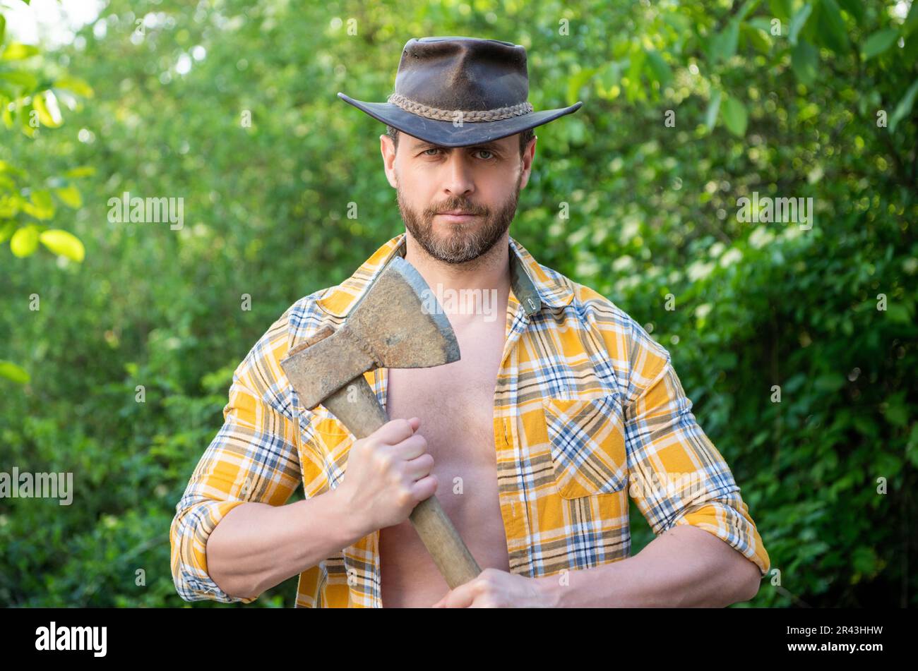 Rancher ax hi-res stock photography and images - Alamy