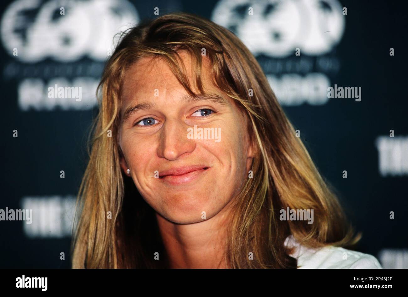 Stefanie Steffi Graf, deutsche Tennisspielerin, Porträt bei einer ...