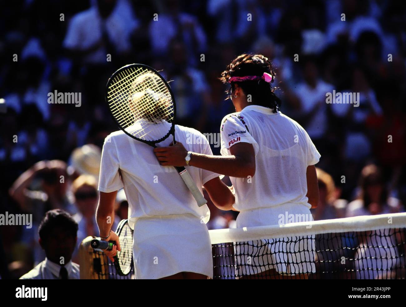 Stefanie Steffi Graf, deutsche Tennisspielerin mit Gabriela Sabatini ...