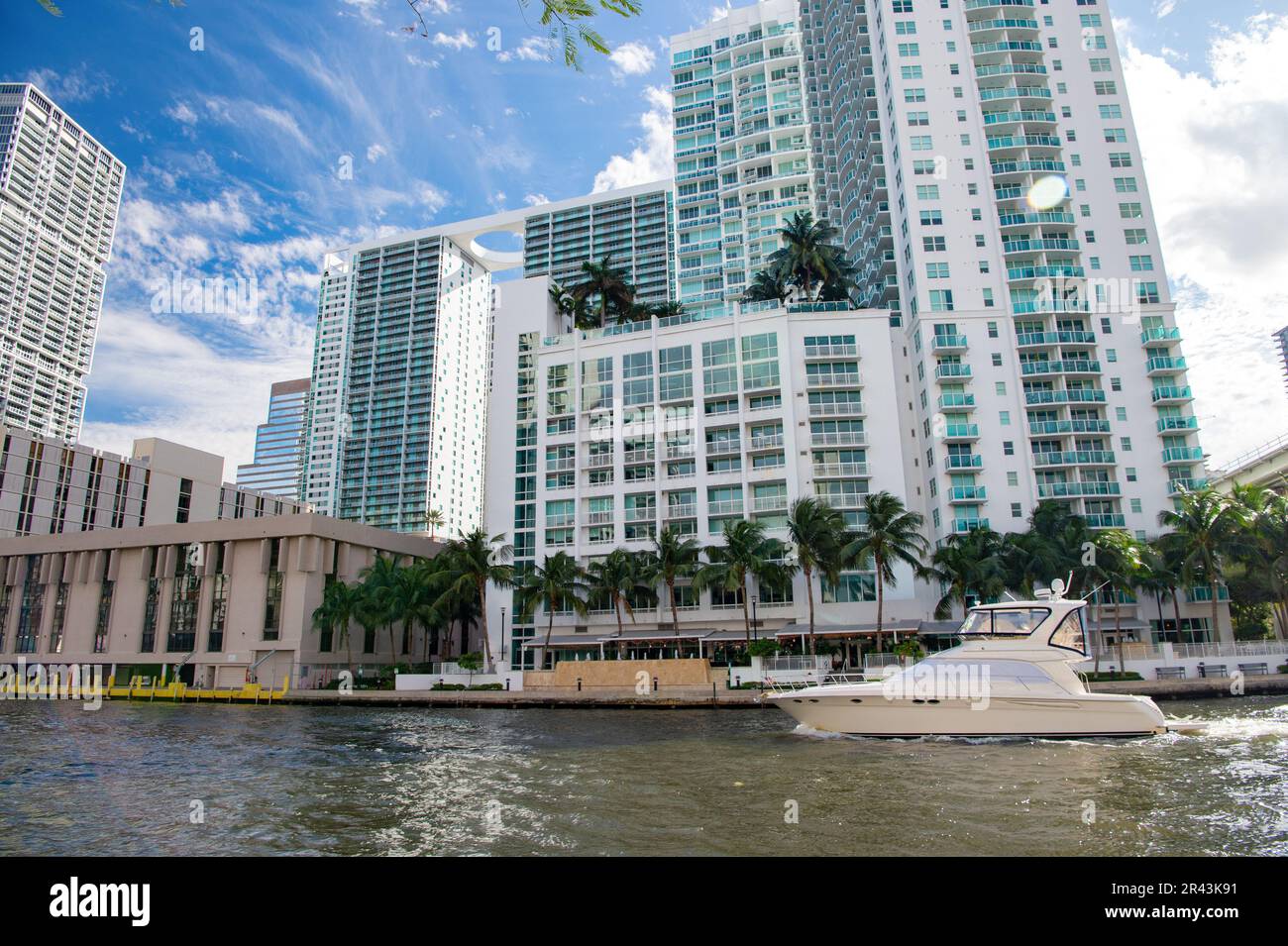 miami metropolis with skyscraper architecture outside. metropolis with ...