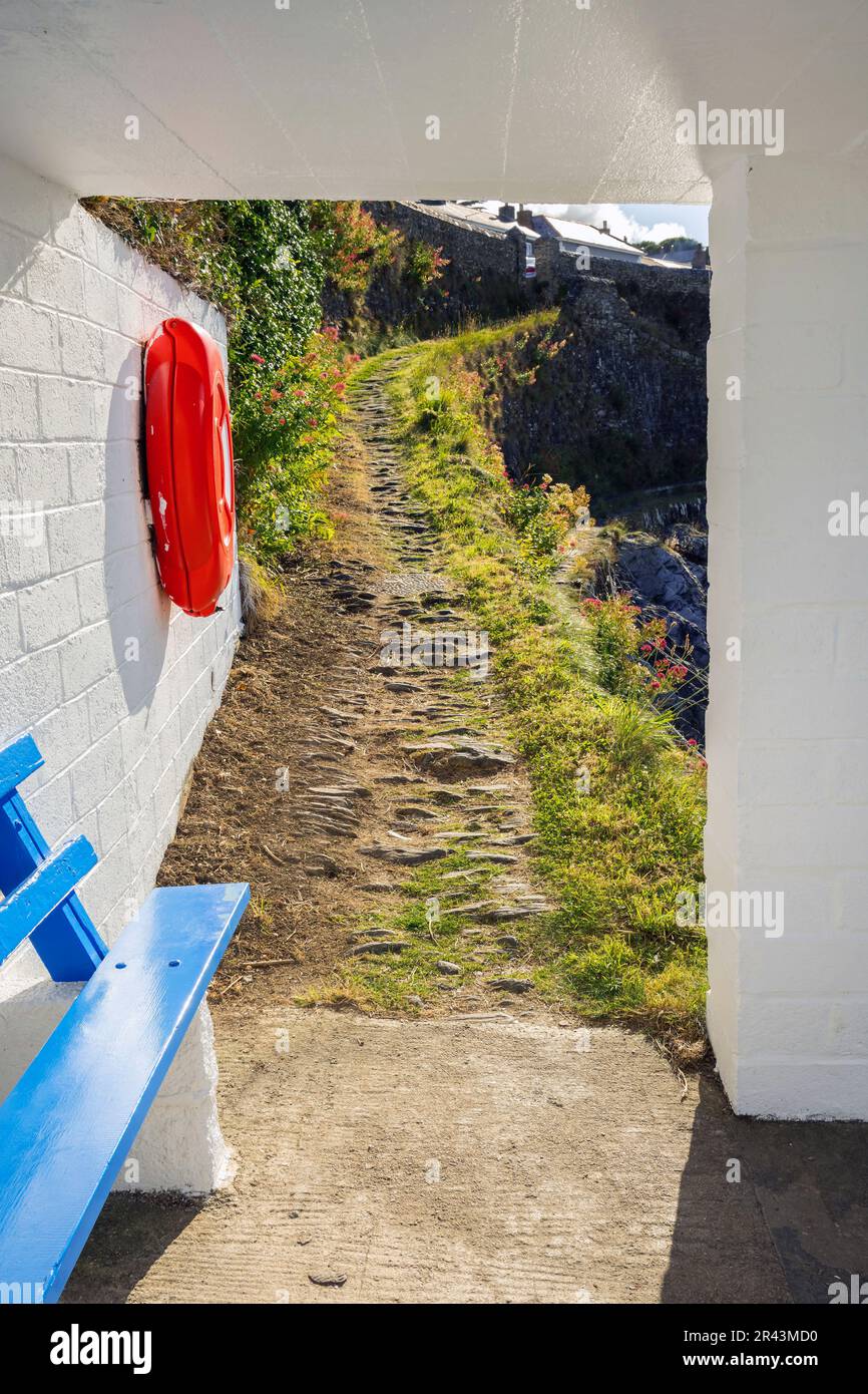 A frame of Porth at Portscatho, Cornwall UK Stock Photo - Alamy