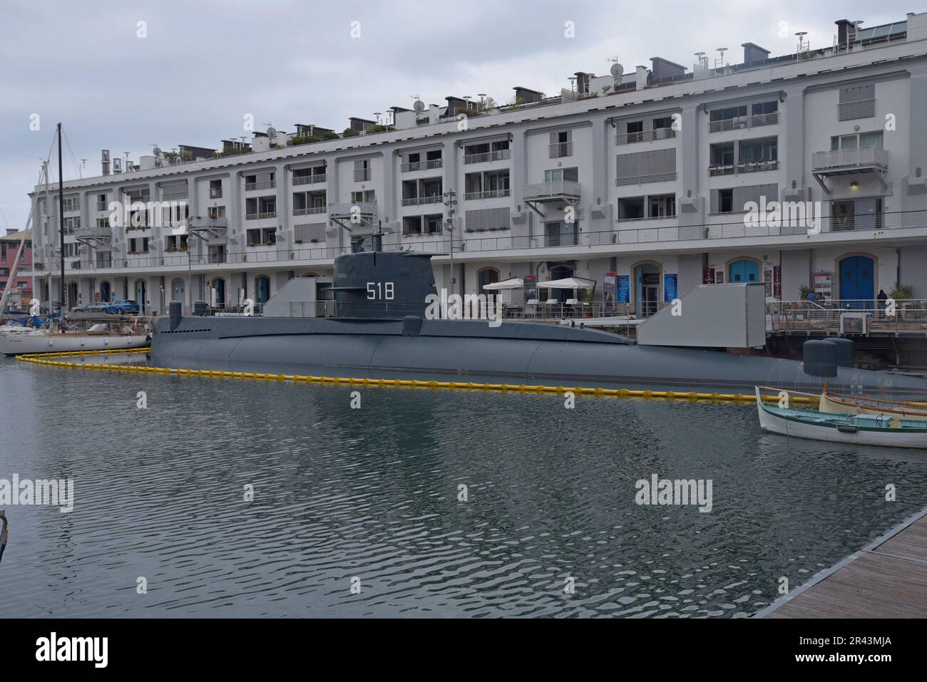 The Italian submarine Nazario Sauro S518, built 1976, decommissioned ...