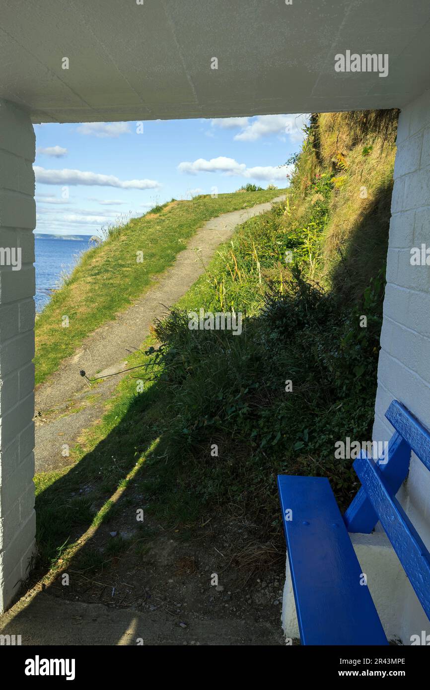 A frame of Porth at Portscatho, Cornwall UK Stock Photo - Alamy