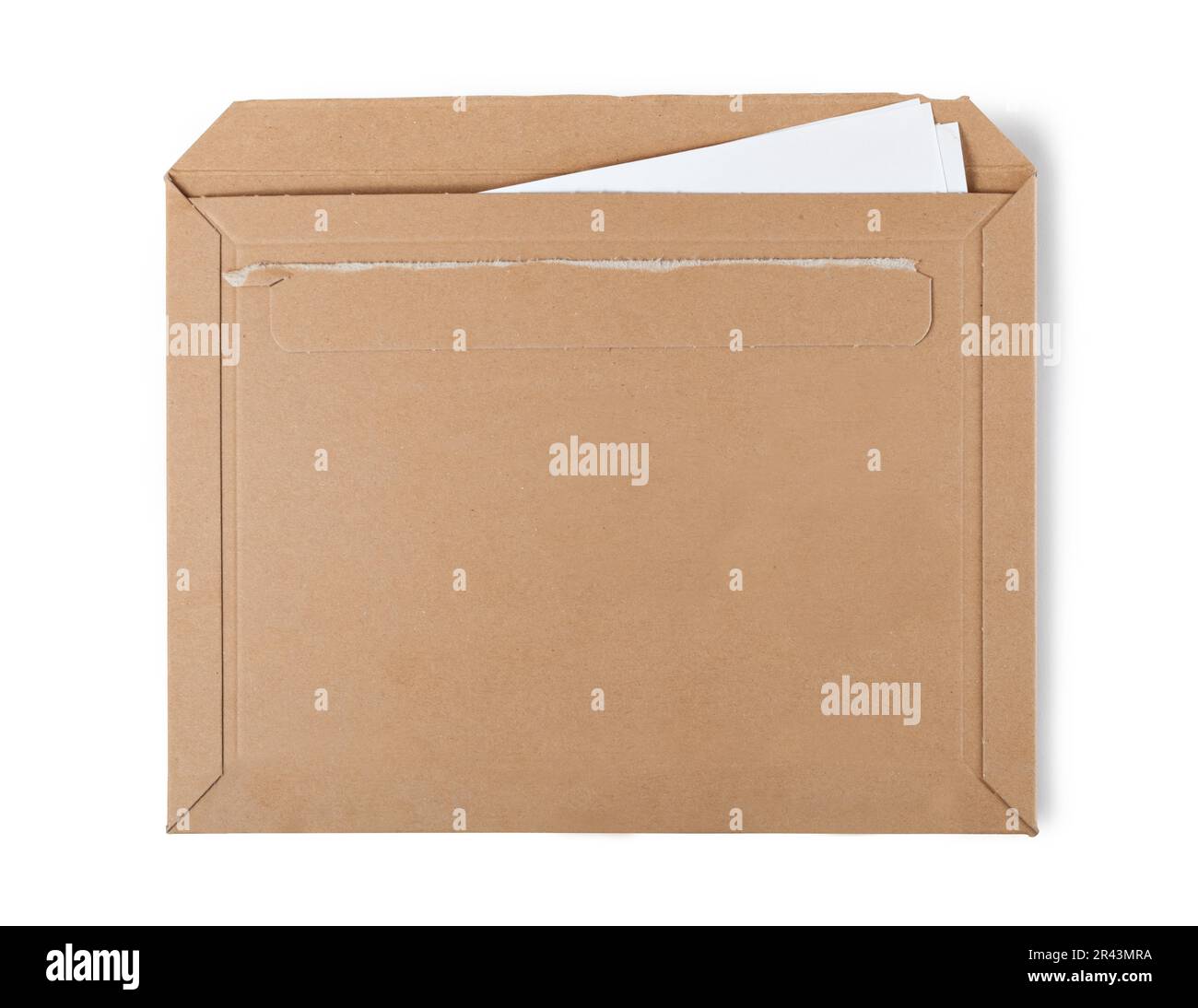 Plain brown envelope Cut Out Stock Images & Pictures - Alamy