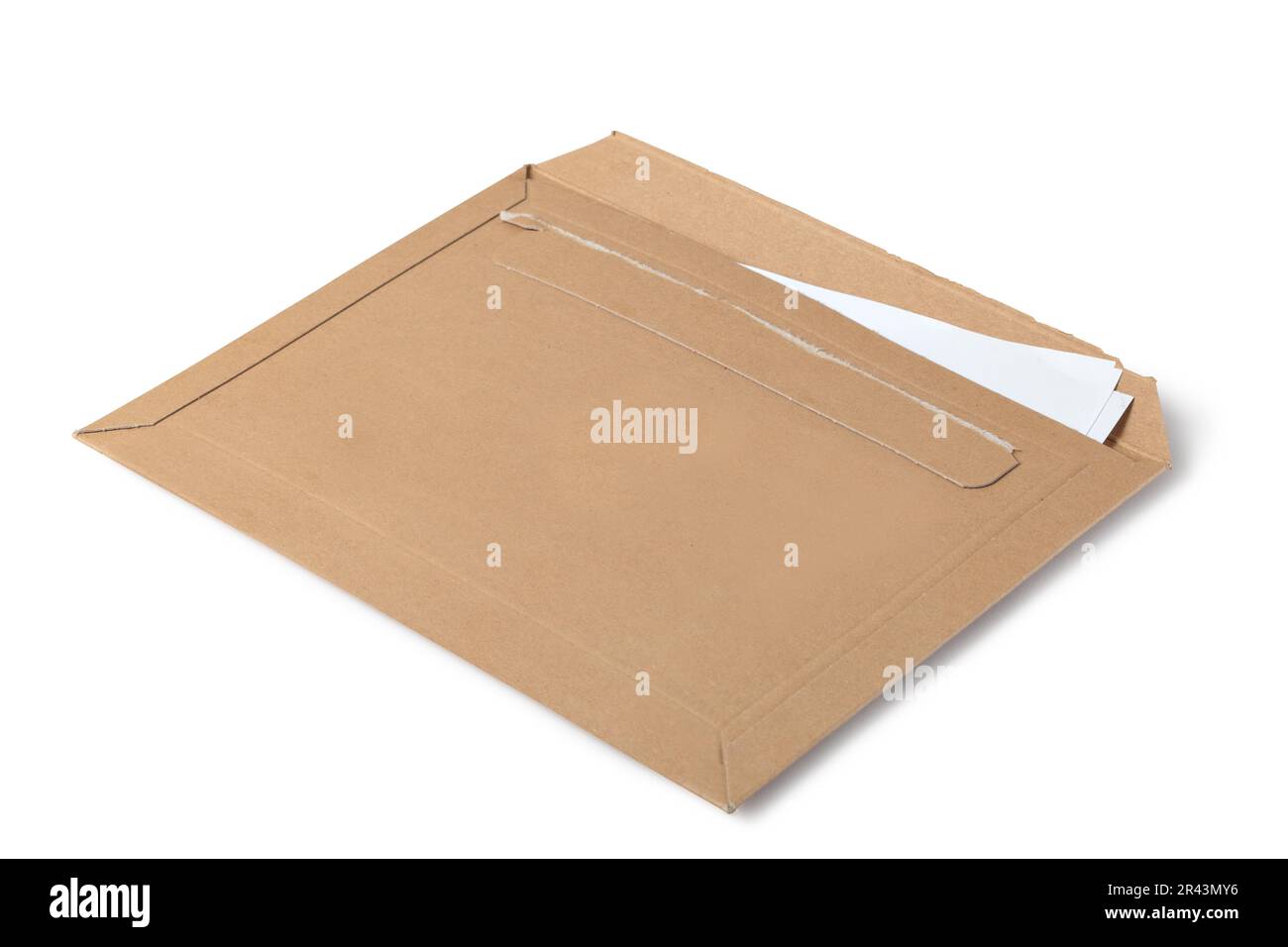 Open brown envelope hi-res stock photography and images - Alamy