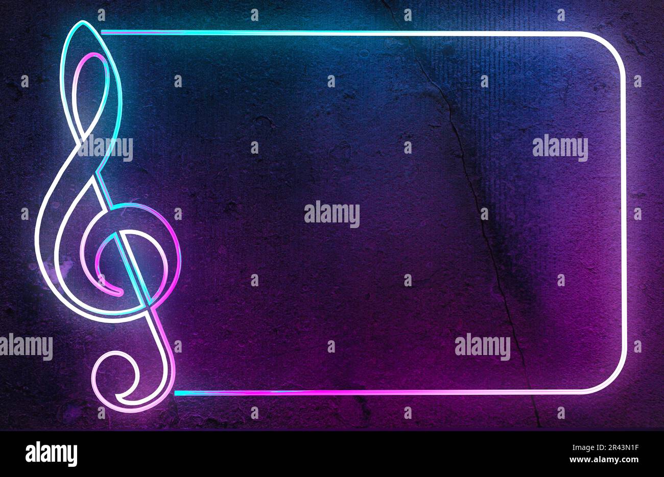 Night glowing neon sign, colorful posters, luminous banner. 3d ...