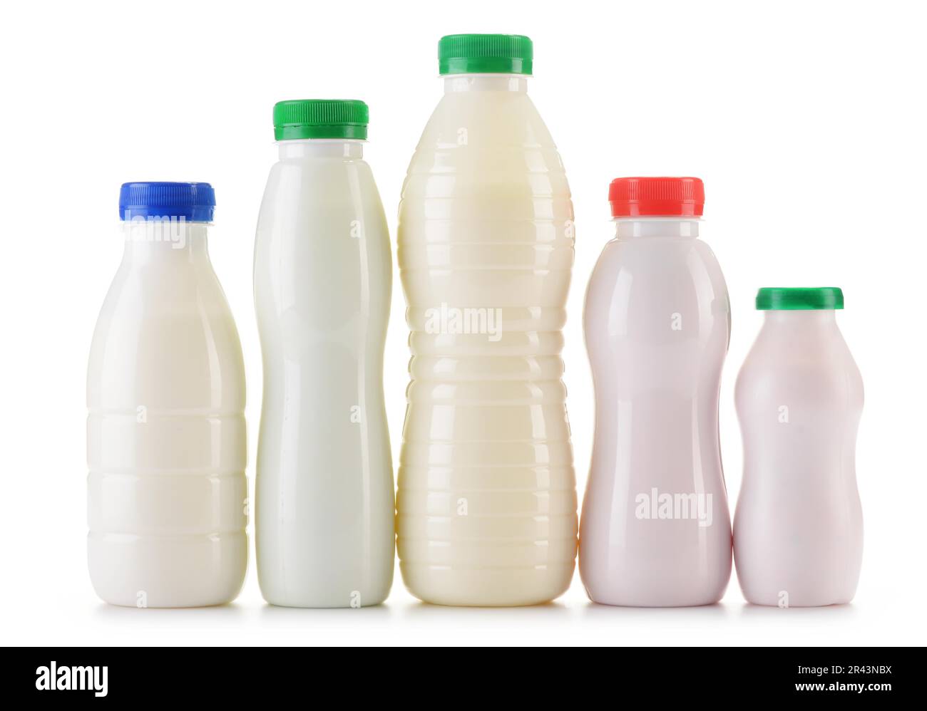 Composition plastic bottles milk hi-res stock photography and images ...