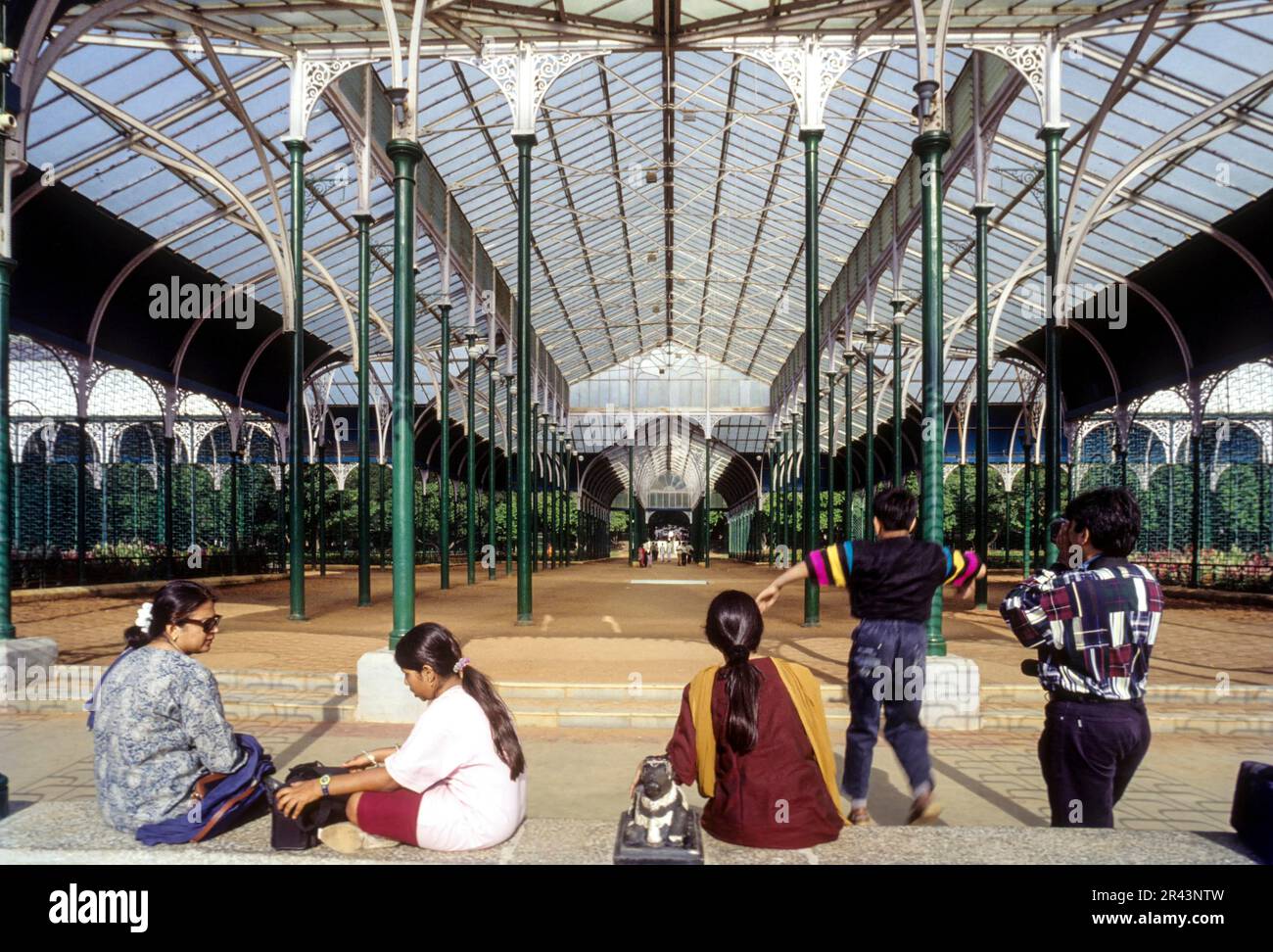 Largest glass house in India at Lal Baugh botanical gardens in ...