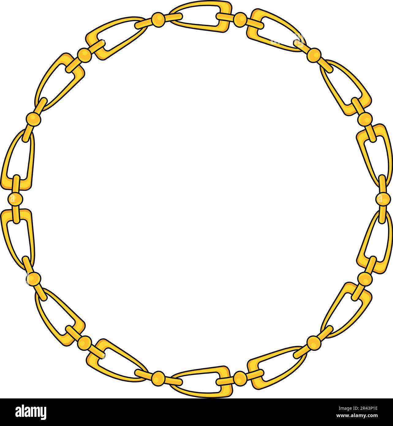 Gold rope chains Cut Out Stock Images & Pictures - Alamy