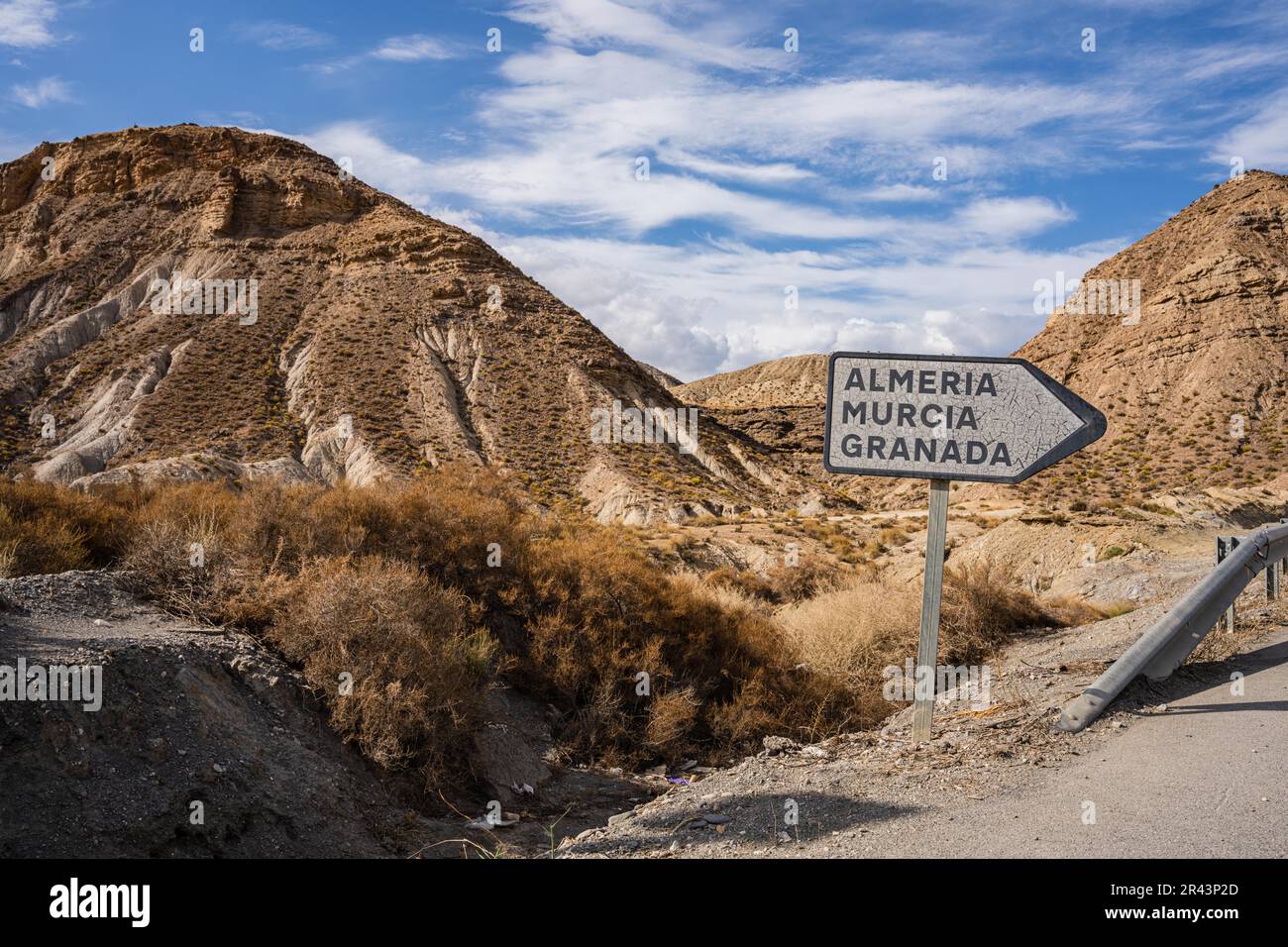 Las Salinas, Tabernas Desert, Tabernas, Spain Stock Photo - Alamy