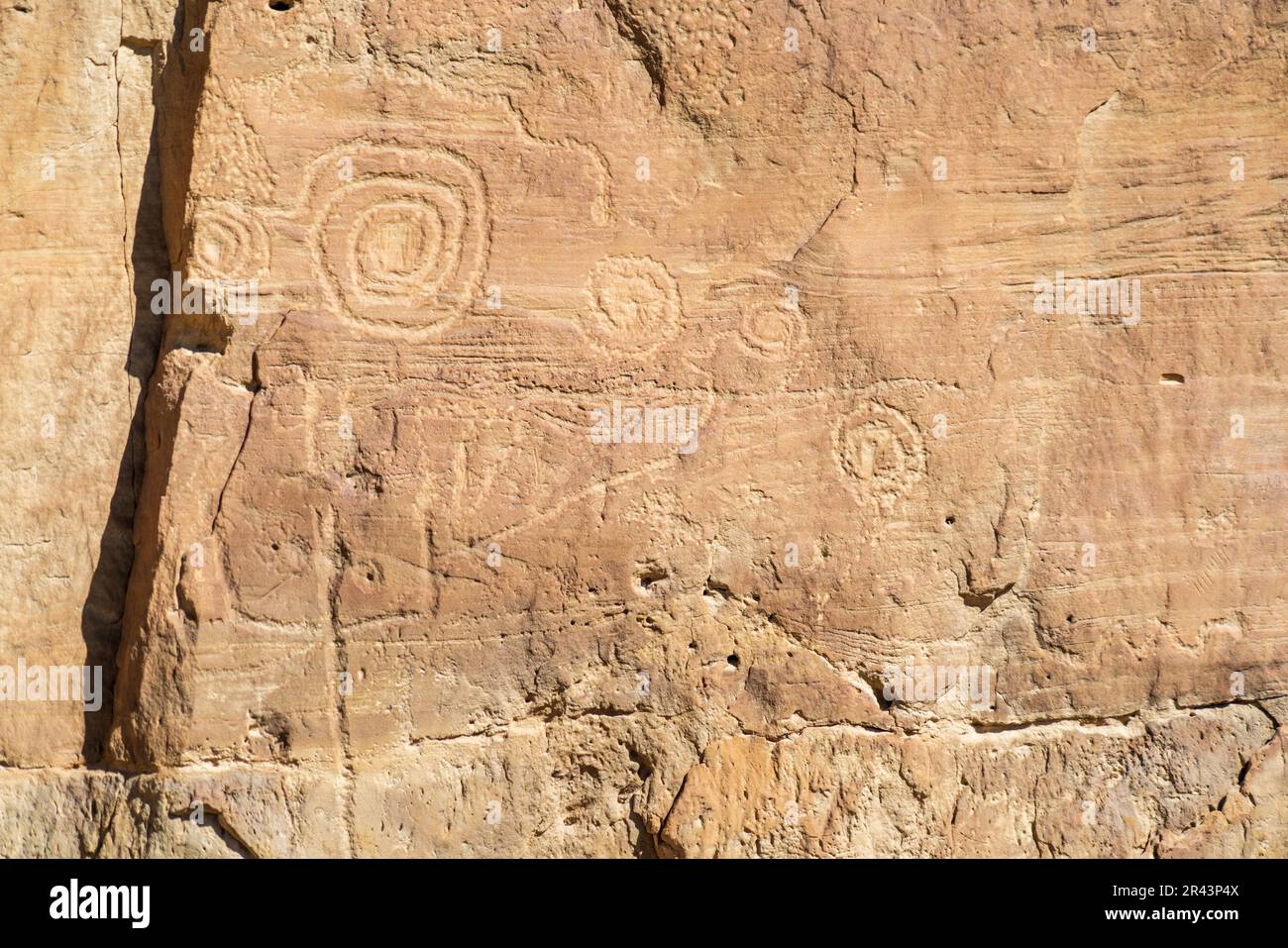 Petroglyphs at Chaco Culture National Historical Park Stock Photo - Alamy