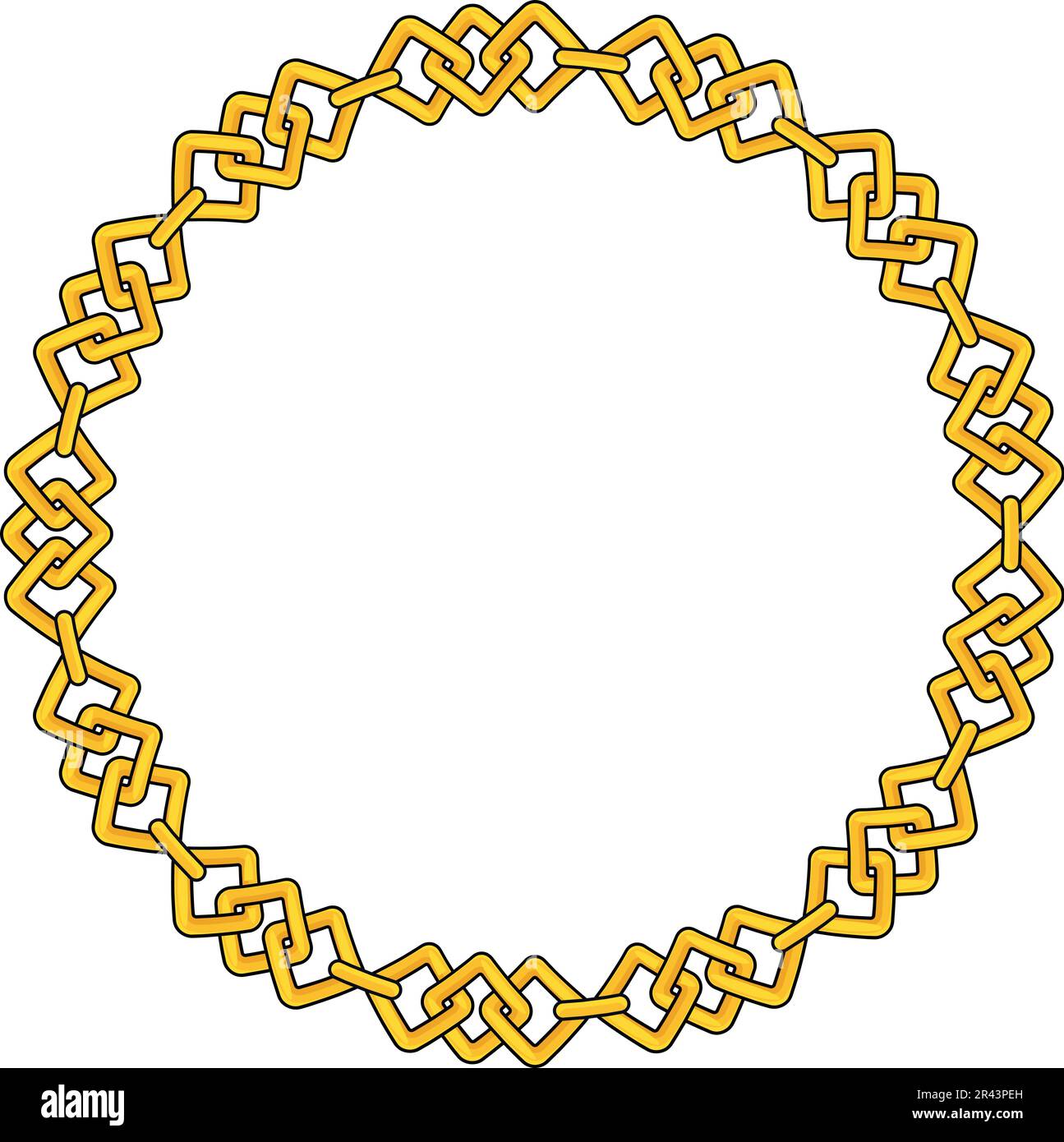 Twisted golden cord Stock Vector Images - Alamy
