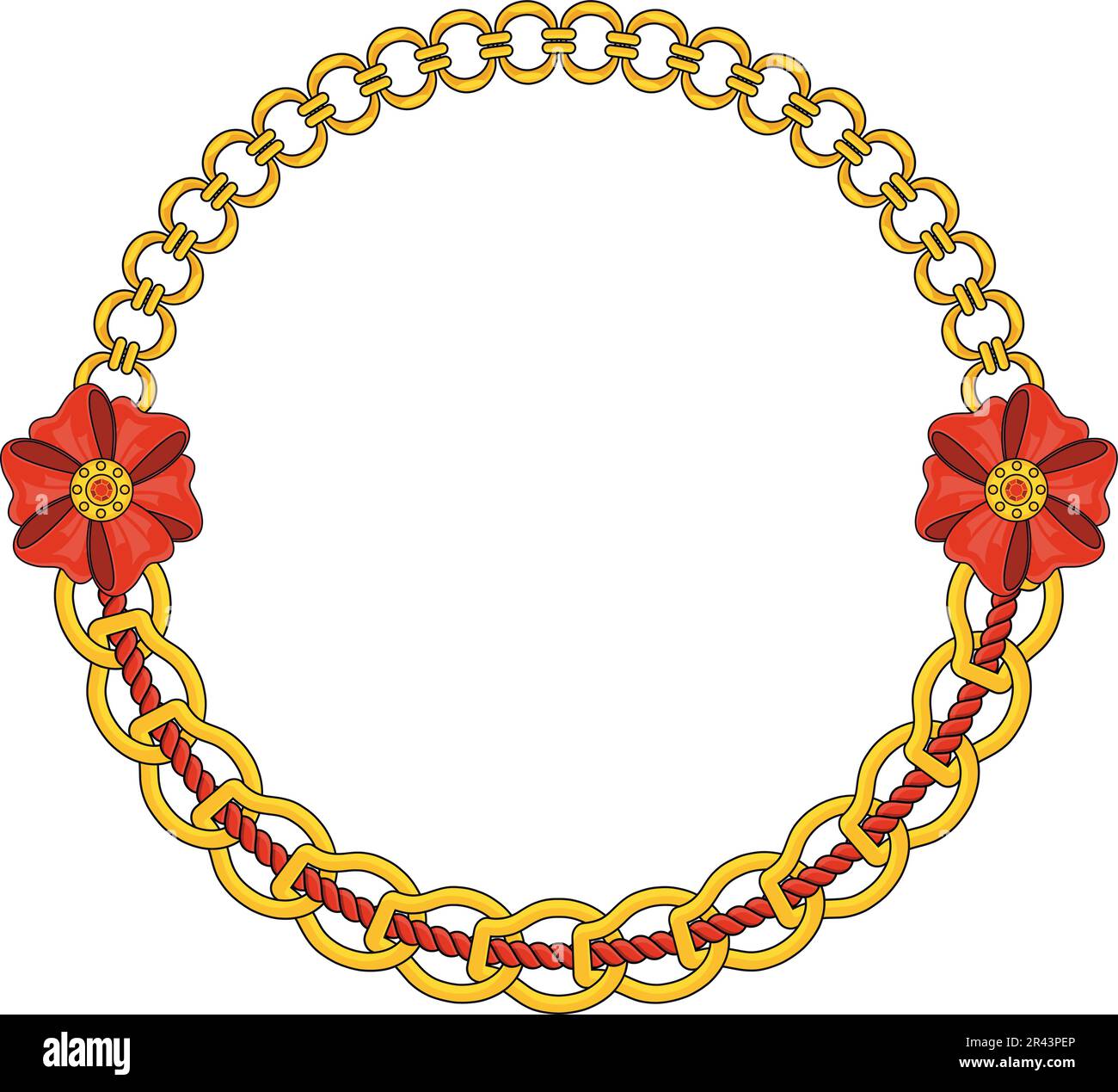 Gold rope chain necklace hi-res stock photography and images - Alamy