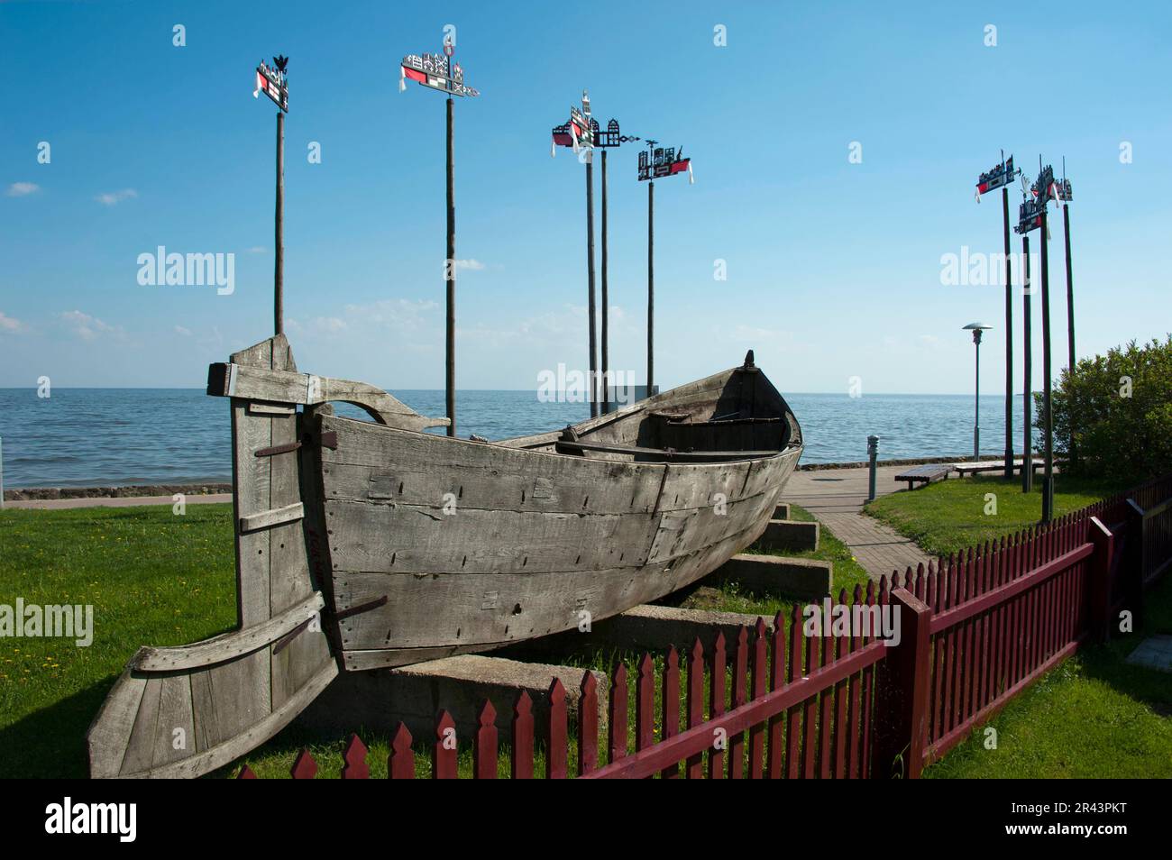 Boat, Nida, Curonian Spit, Lithuania, Baltic states Stock Photo - Alamy