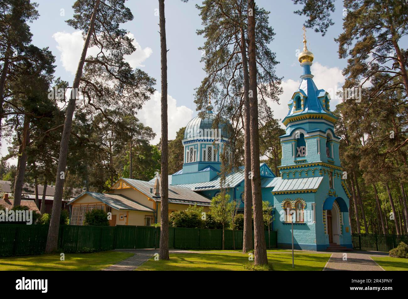Church Baltic Europe Russian Orthodox Of St Vladimir In Dubulti Dubbeln Jurmala Latvia