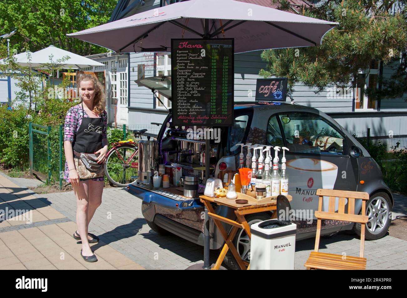 Coffee Smart, Palanga, Lithuania, Baltic States, Europe, Polangen Stock ...