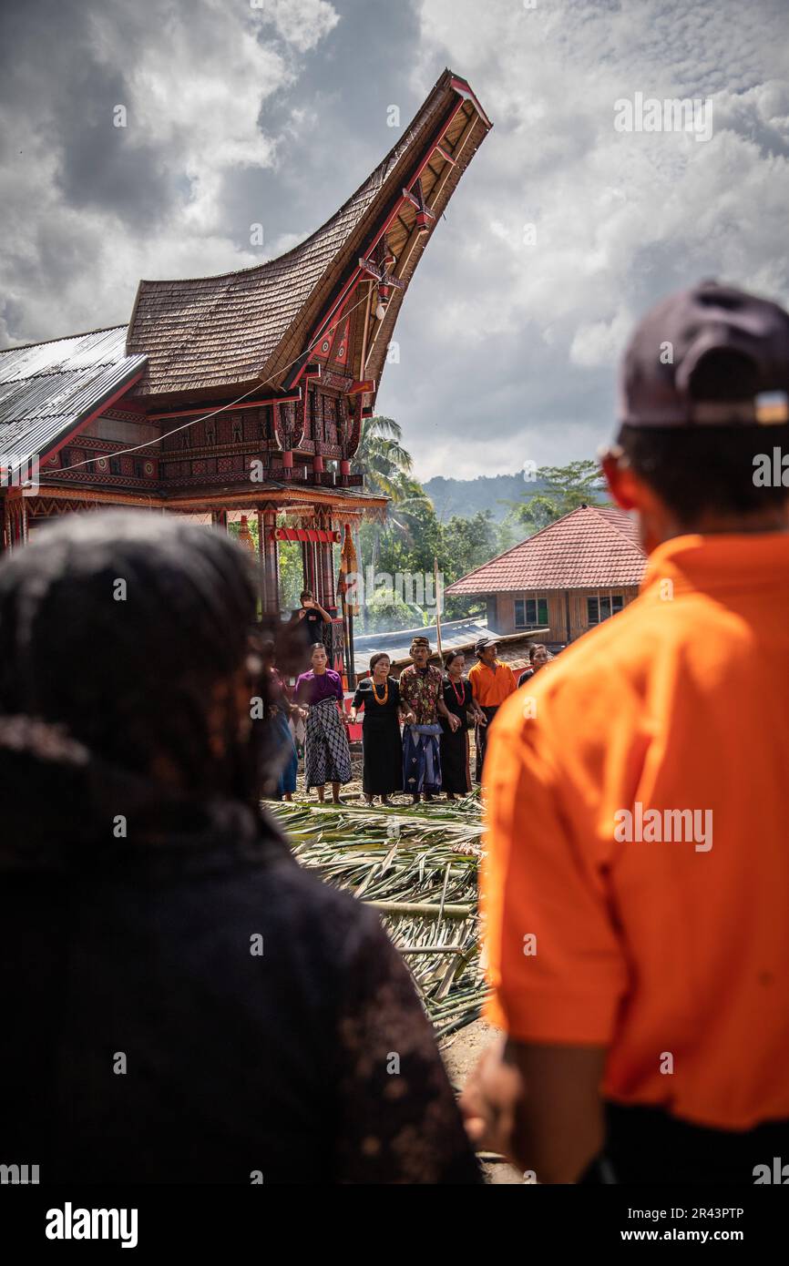 Toraja funeral ceremony, Tana Toraja, Sulawesi, Indonesia Stock Photo ...