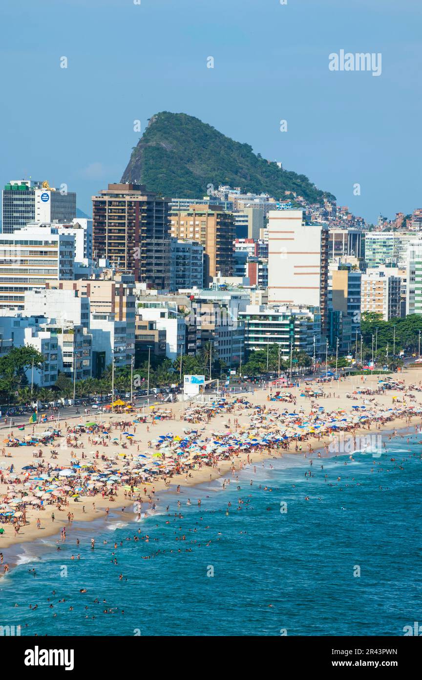 Beach, Leblon, Rio de Janeiro, Brazil Stock Photo - Alamy