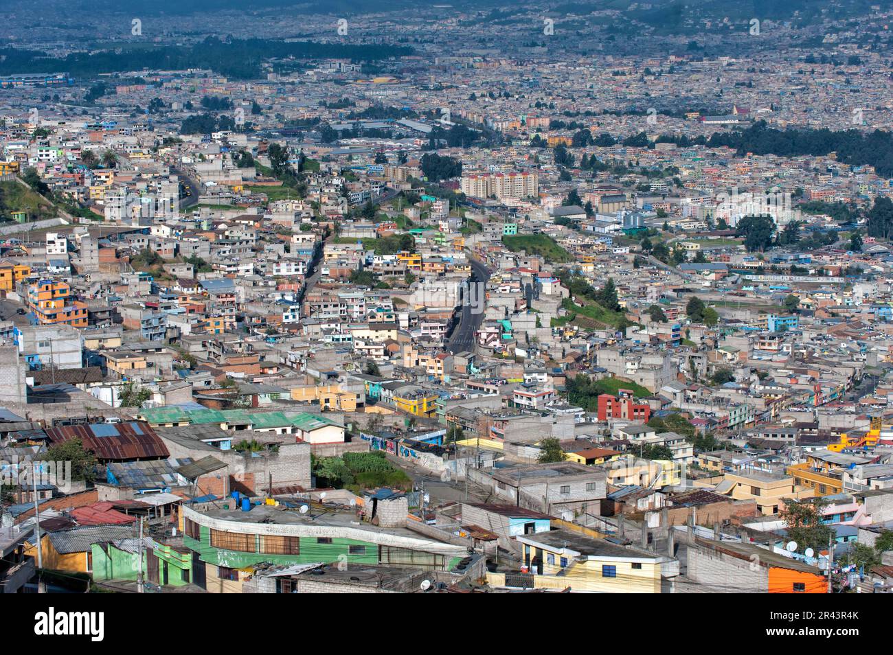 Panorama over Quito, Pichincha Province, Ecuador Stock Photo - Alamy