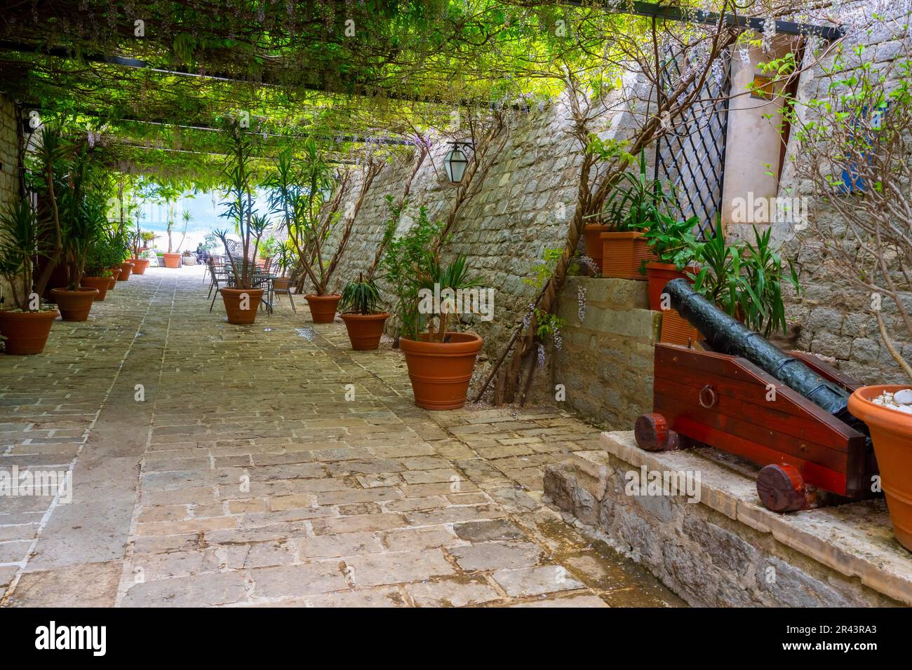 St. Mary's Castle, Citadel, Old Town, Budva, Montenegro Stock Photo - Alamy