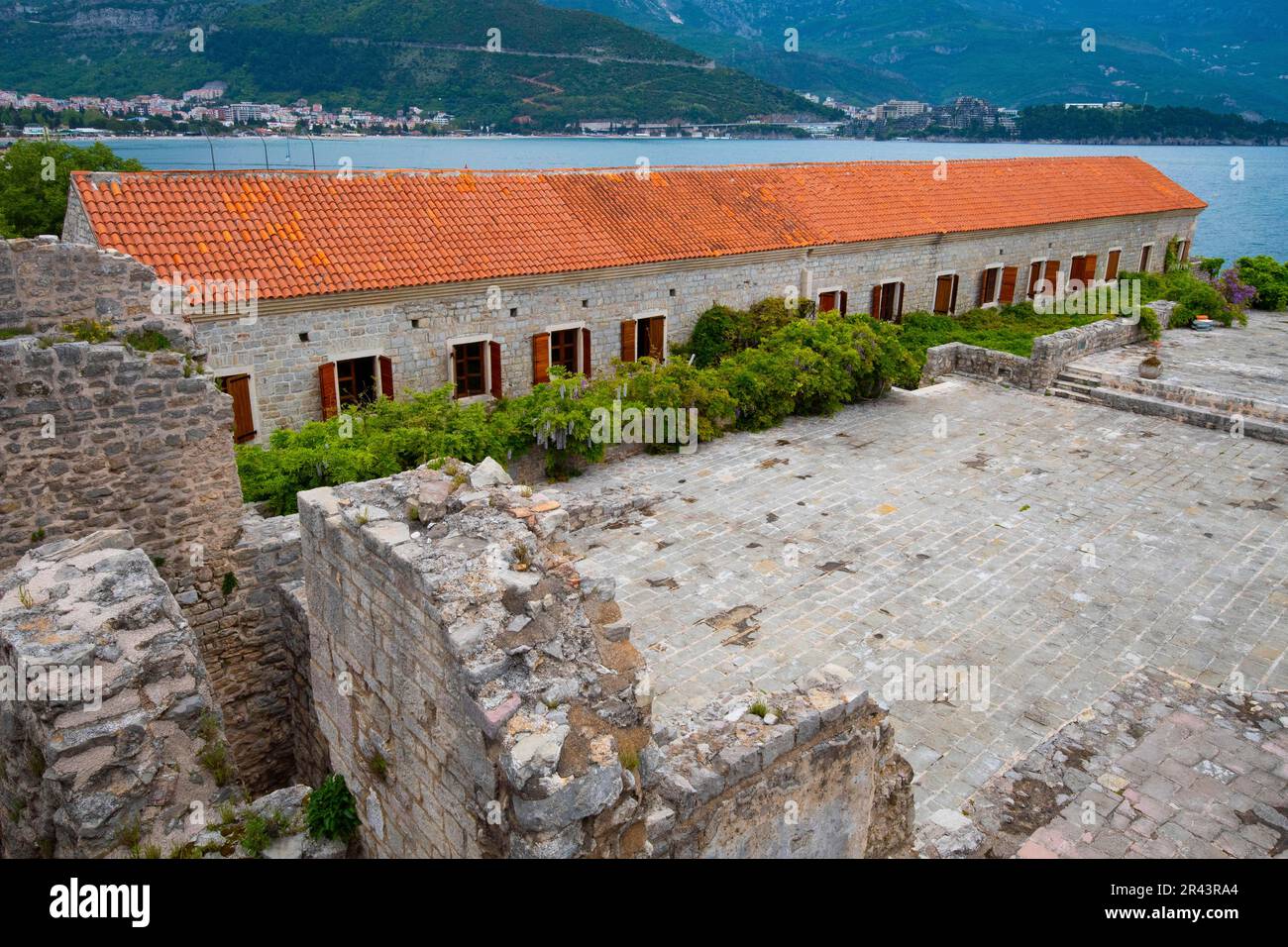 St. Mary's Castle, Citadel, Old Town, Budva, Montenegro Stock Photo - Alamy