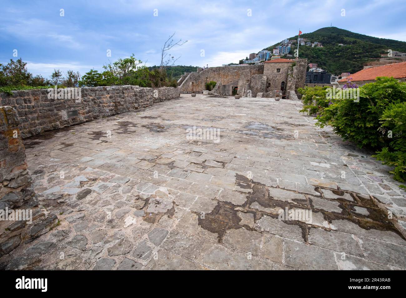 St. Mary's Castle, Citadel, Old Town, Budva, Montenegro Stock Photo - Alamy
