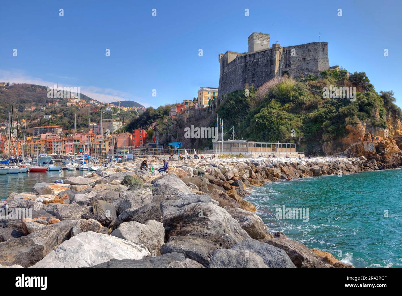 Lerici castle italy hi-res stock photography and images - Alamy