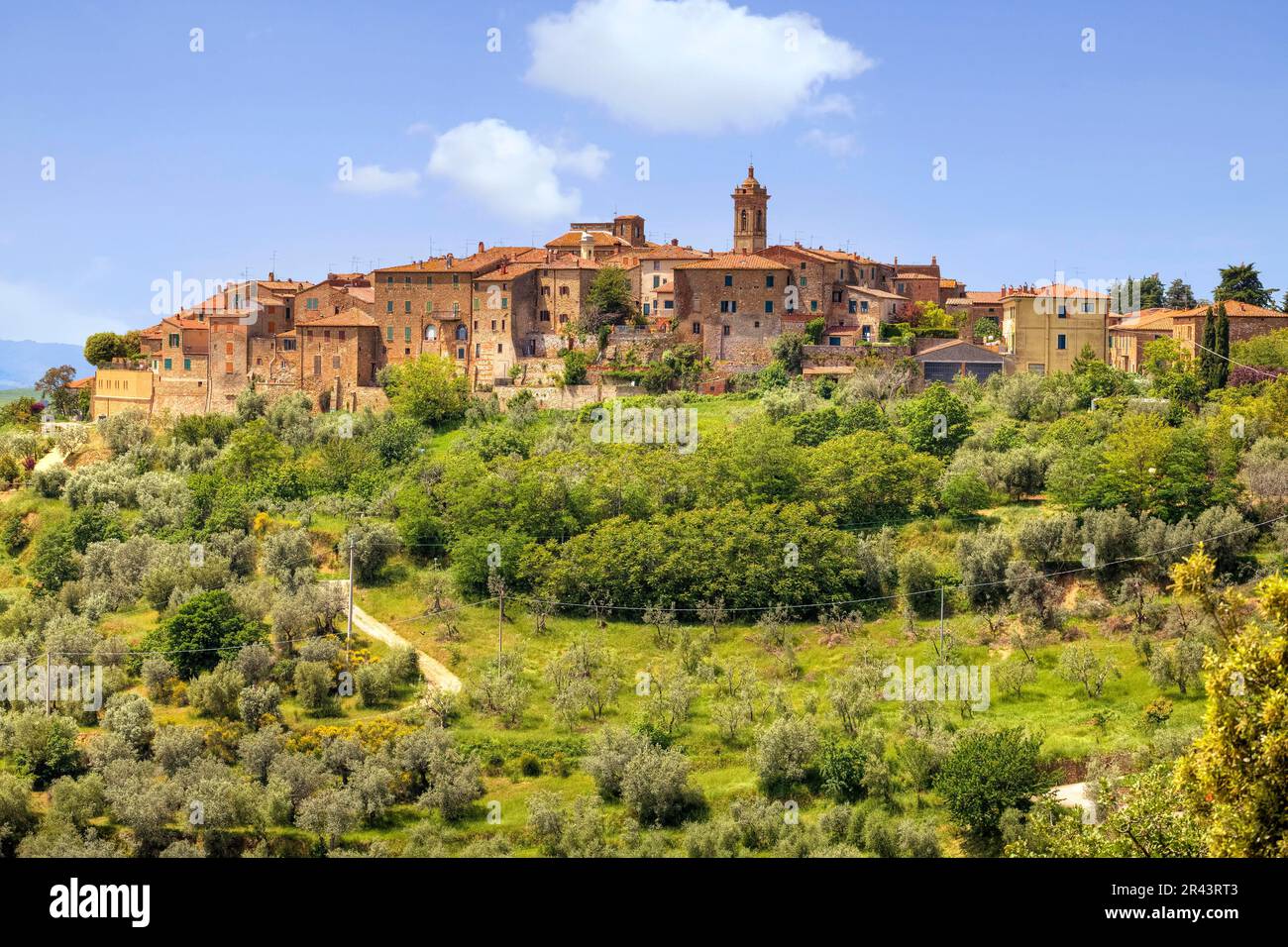 Castelmuzio, Val d'Orcia, Tuscany, Italy Stock Photo - Alamy