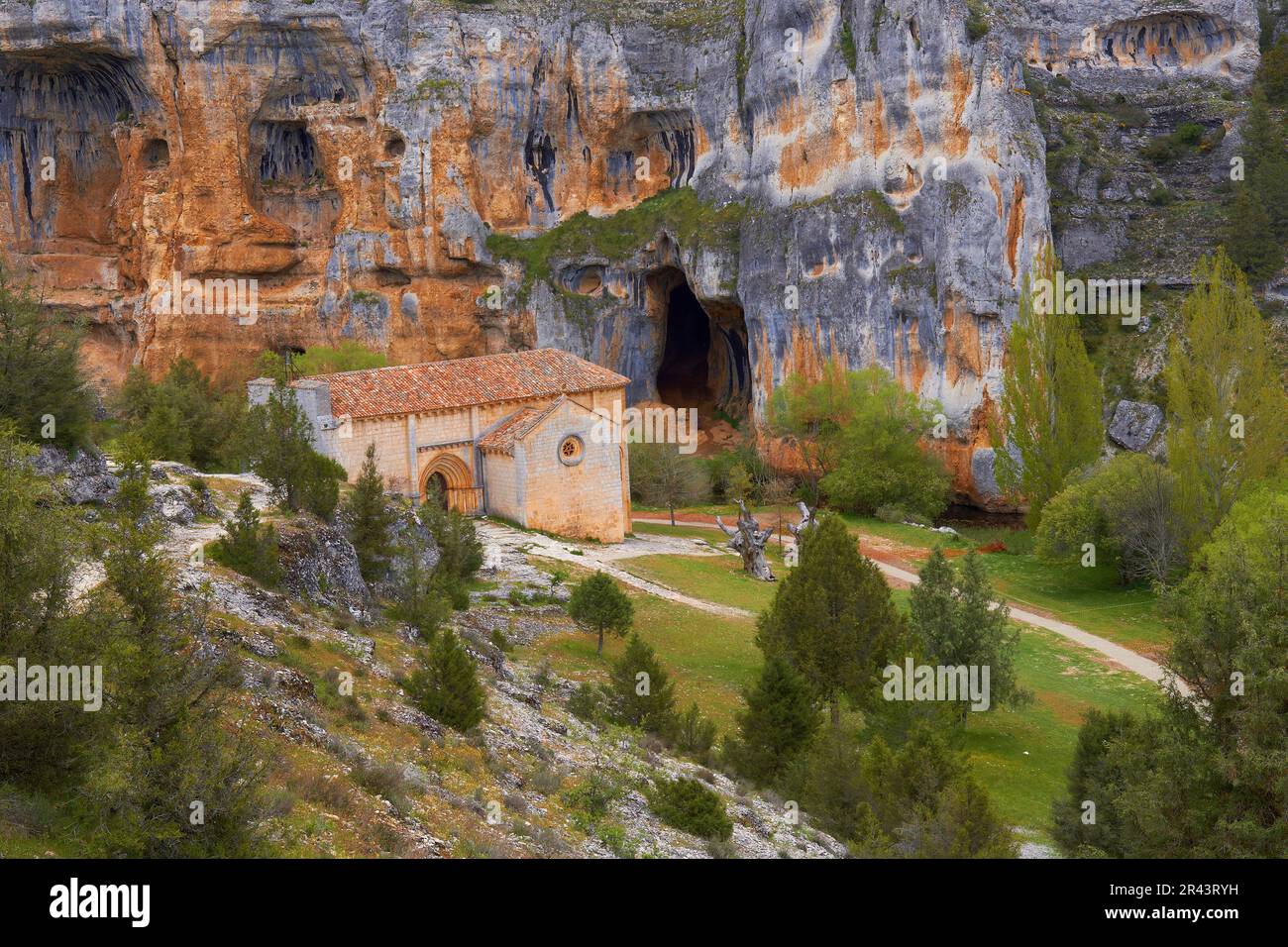 San Bartolome Hermitage, Templar Church, Canon de Rio Lobos, Rio Lobos ...
