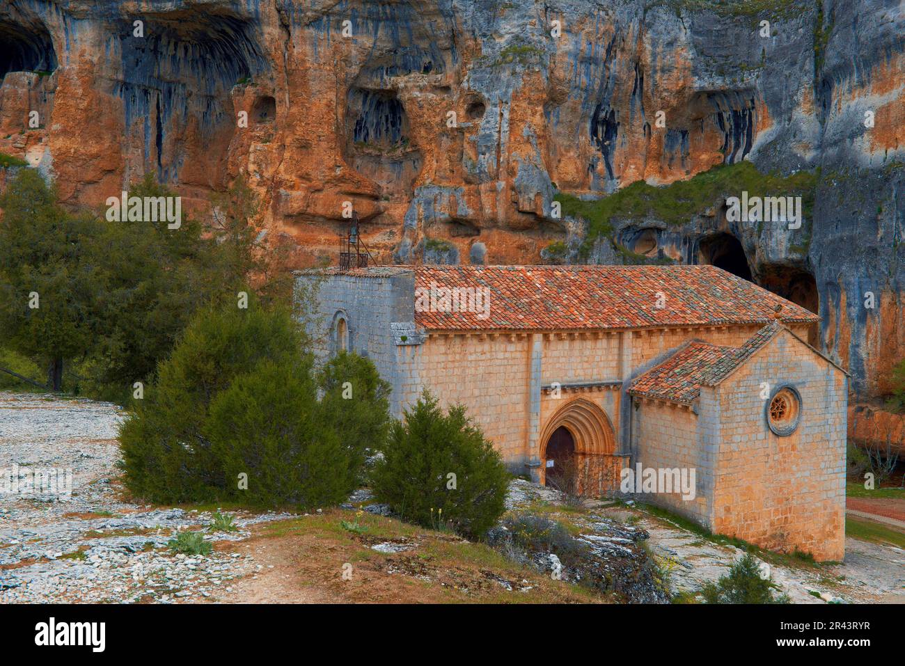 San Bartolome Hermitage, Templar Church, Canon de Rio Lobos, Rio Lobos ...