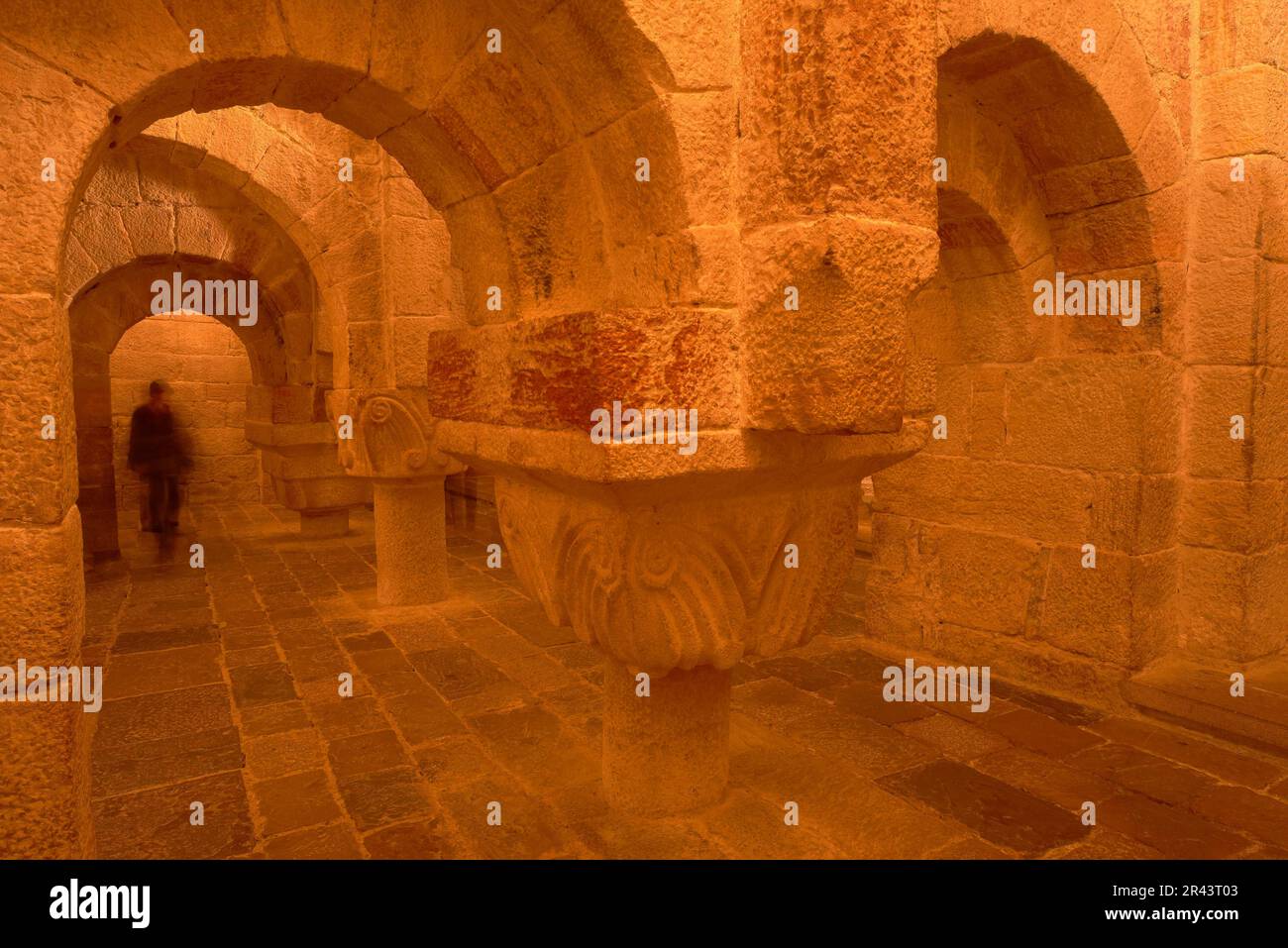 Leyre, Navarre, Monastery of San Salvador de Leyre, Crypt, Navarre, Way ...