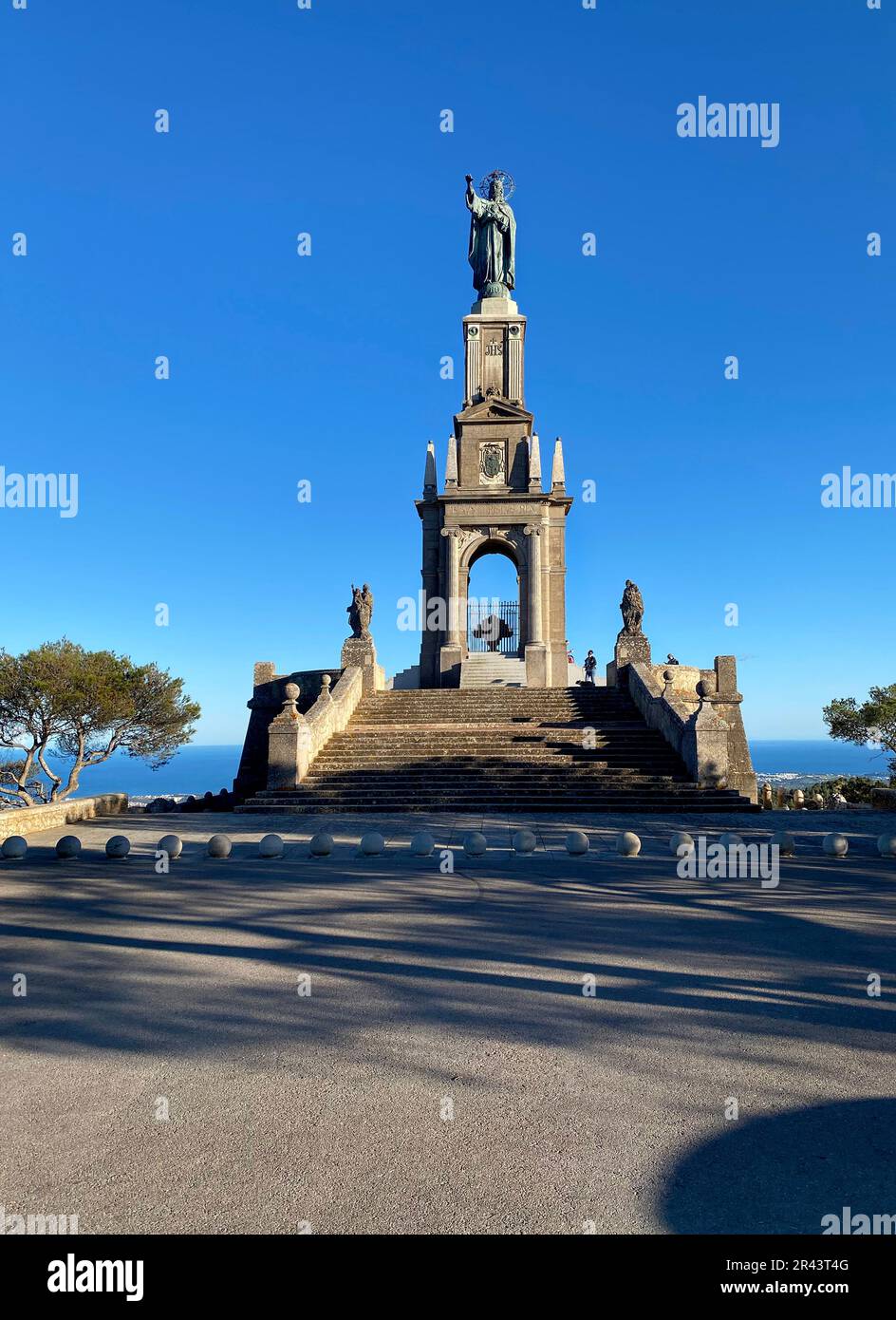 Felanitx, Majorca - 02 April, 2023, Santuari de Sant Salvador Monastery ...