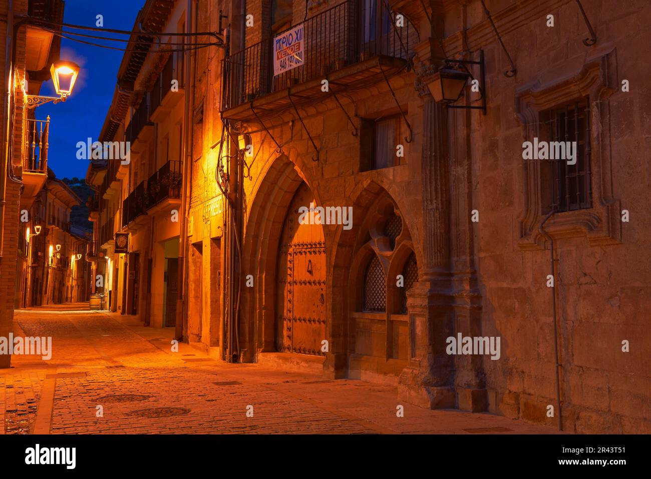Estella, La Rua Street, Navarre, Way of St. James, Navarre, Way of St ...