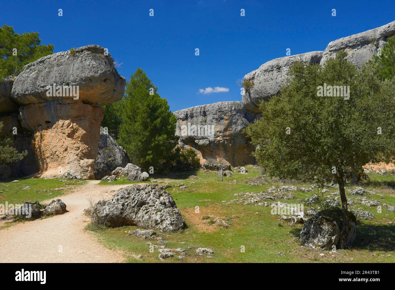 Ciudad Encantada, Enchanted City, Rock Formations, Serrania de Cuenca ...
