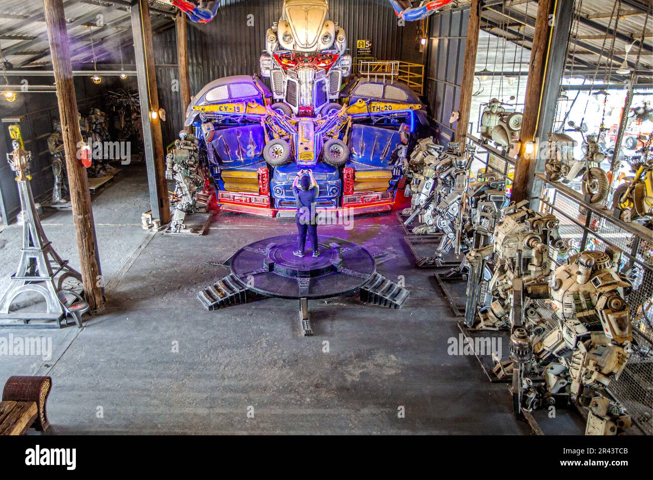 Ang Thong, Thailand. 25th May, 2023. A tourist takes photos at the ...
