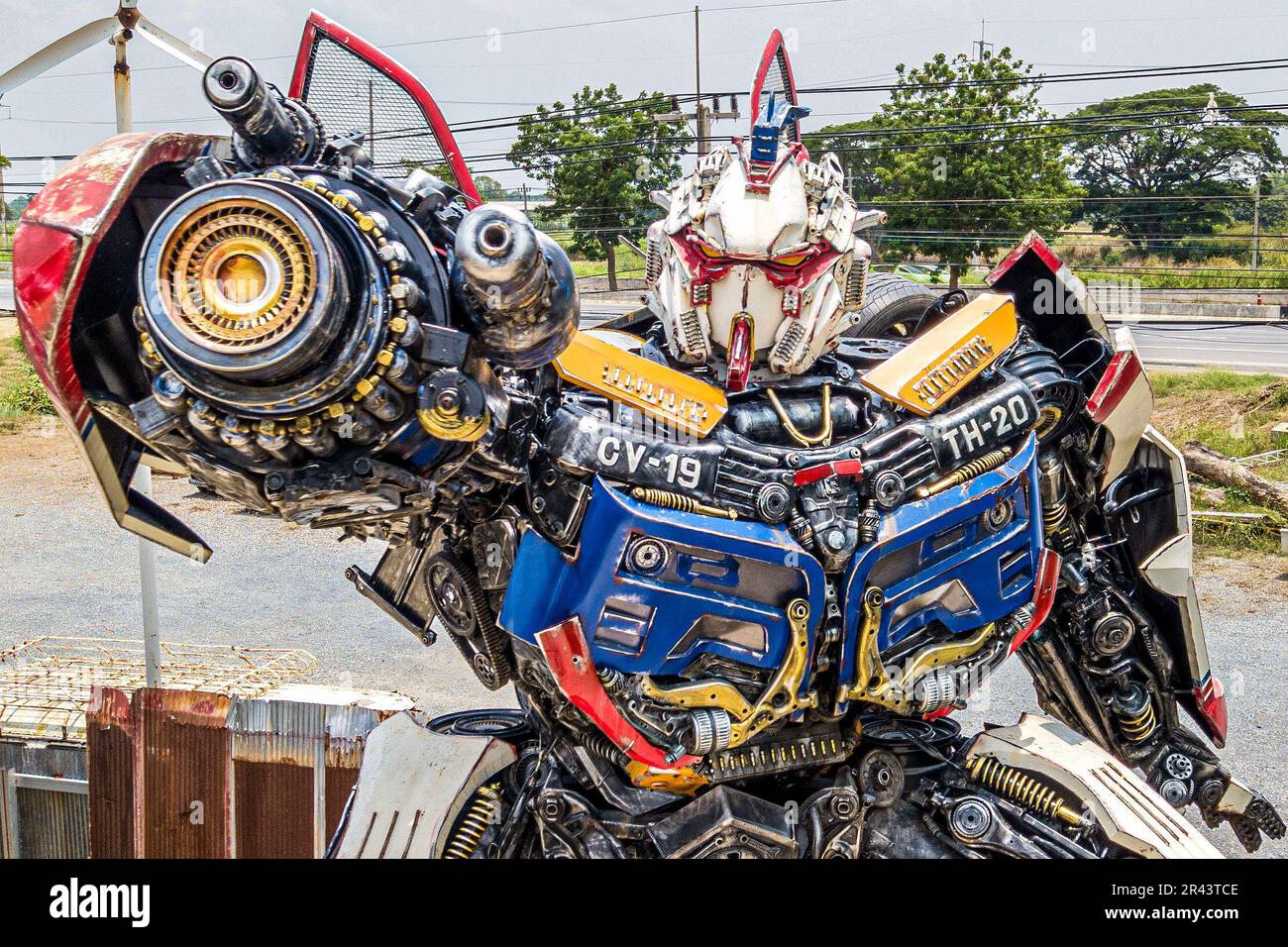 Ang Thong. 25th May, 2023. This aerial photo taken on May 25, 2023 ...