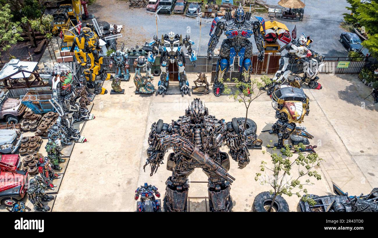 Ang Thong. 25th May, 2023. This aerial photo taken on May 25, 2023 ...