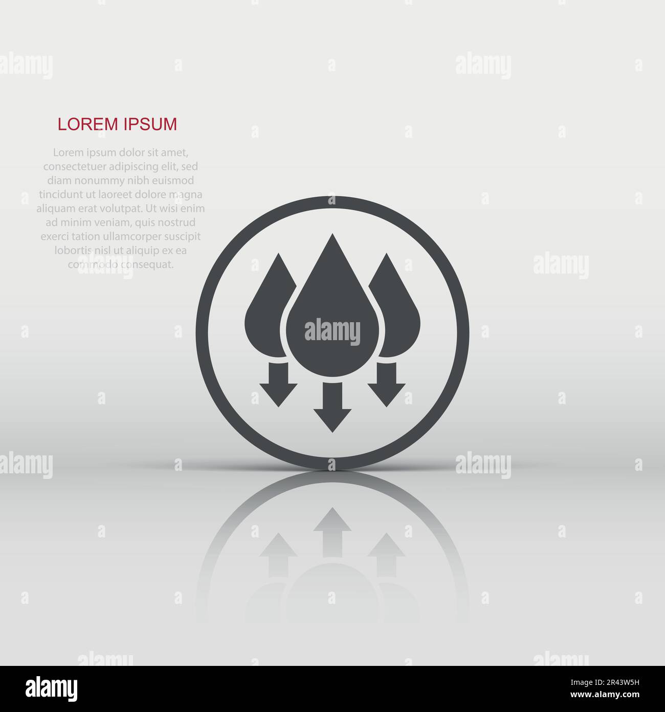 Dew point icon vector vectors Stock Vector Images - Alamy