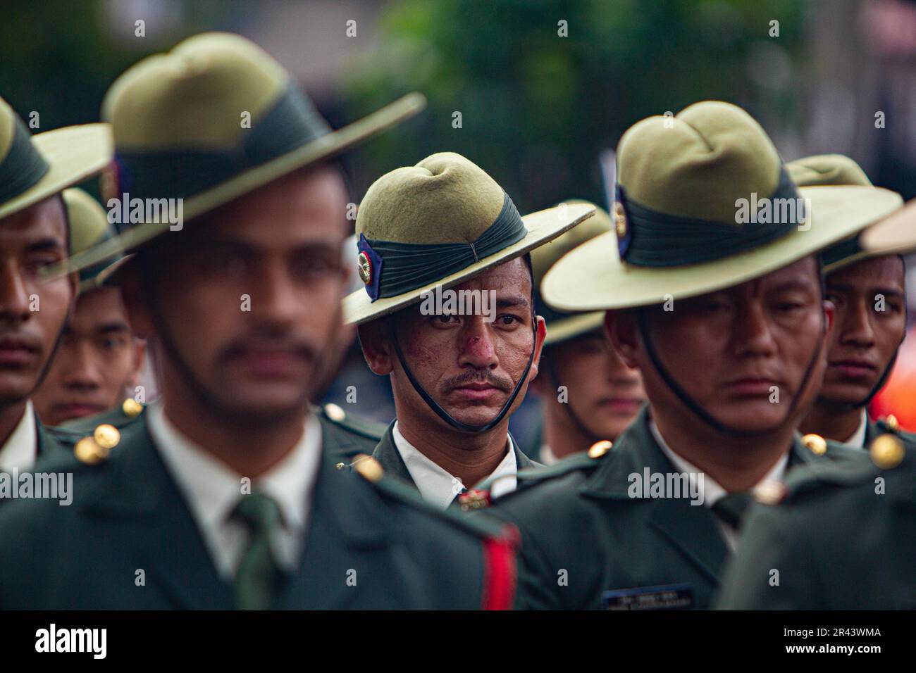 Nepalese Army takes part in an annual Bhoto Jatra festival during the ...