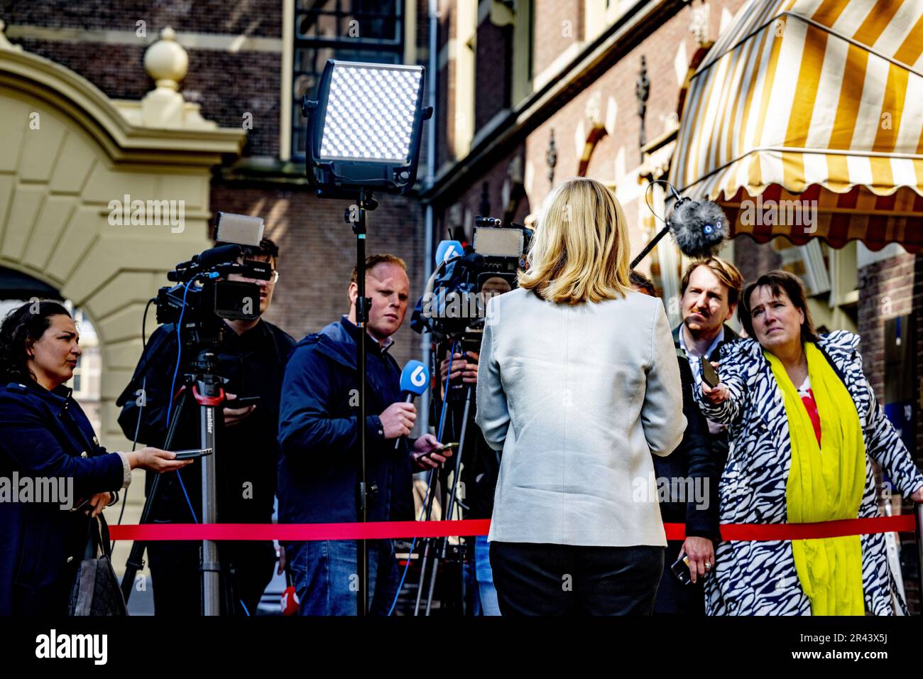 THE HAGUE - Sigrid Kaag Minister of Finance at the Binnenhof prior to ...